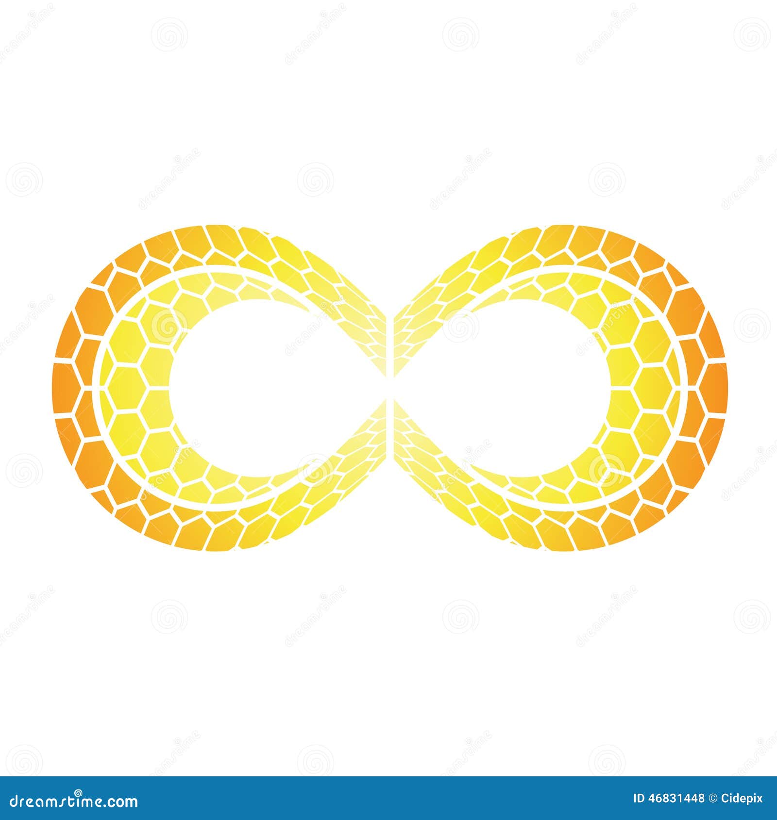 Infinity Symbol Design stock vector. Illustration of eternity - 46831448
