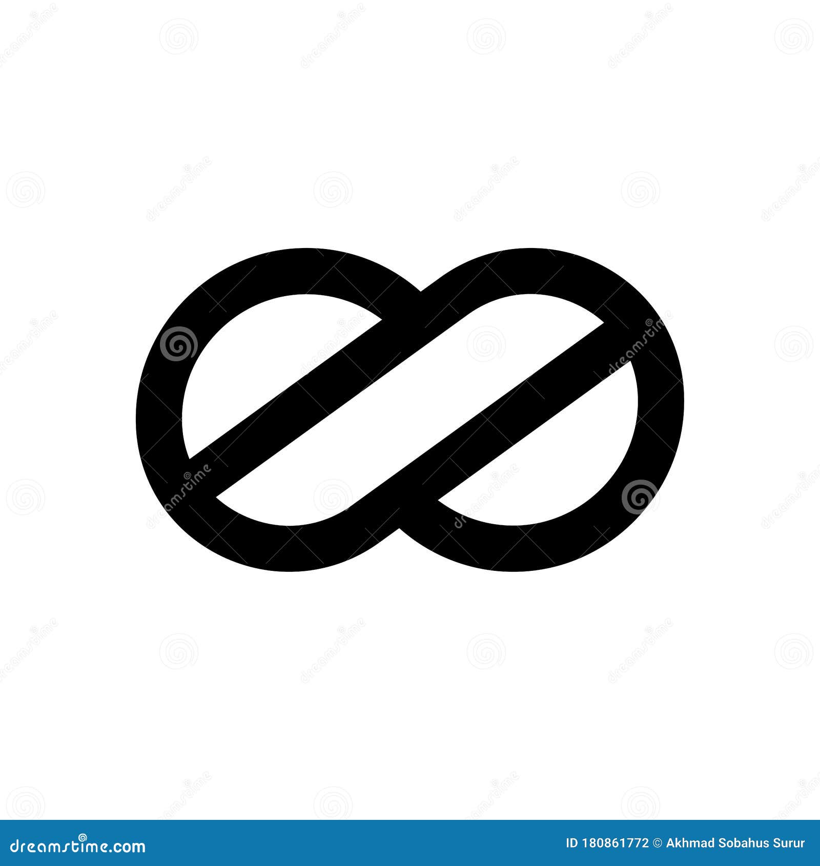 Infinity Symbol. Design Template Vector Stock Vector - Illustration of ...