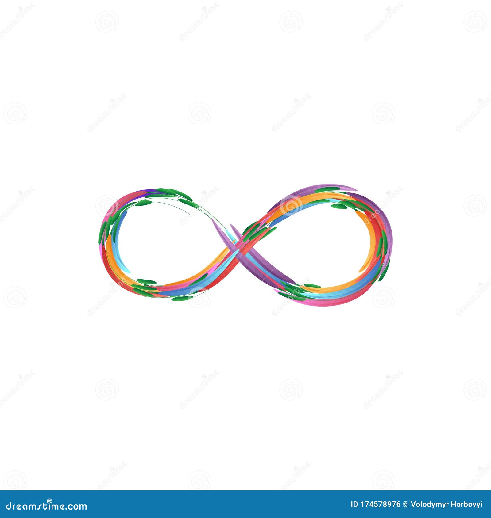 Infinity Symbol, Eternity. Eternals Creative Poster Design. Stock ...