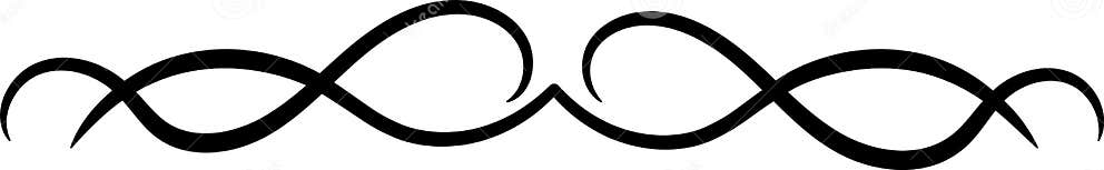 Infinity Symbol Forming a Continuous Line Linking Two Loops, Creating a ...