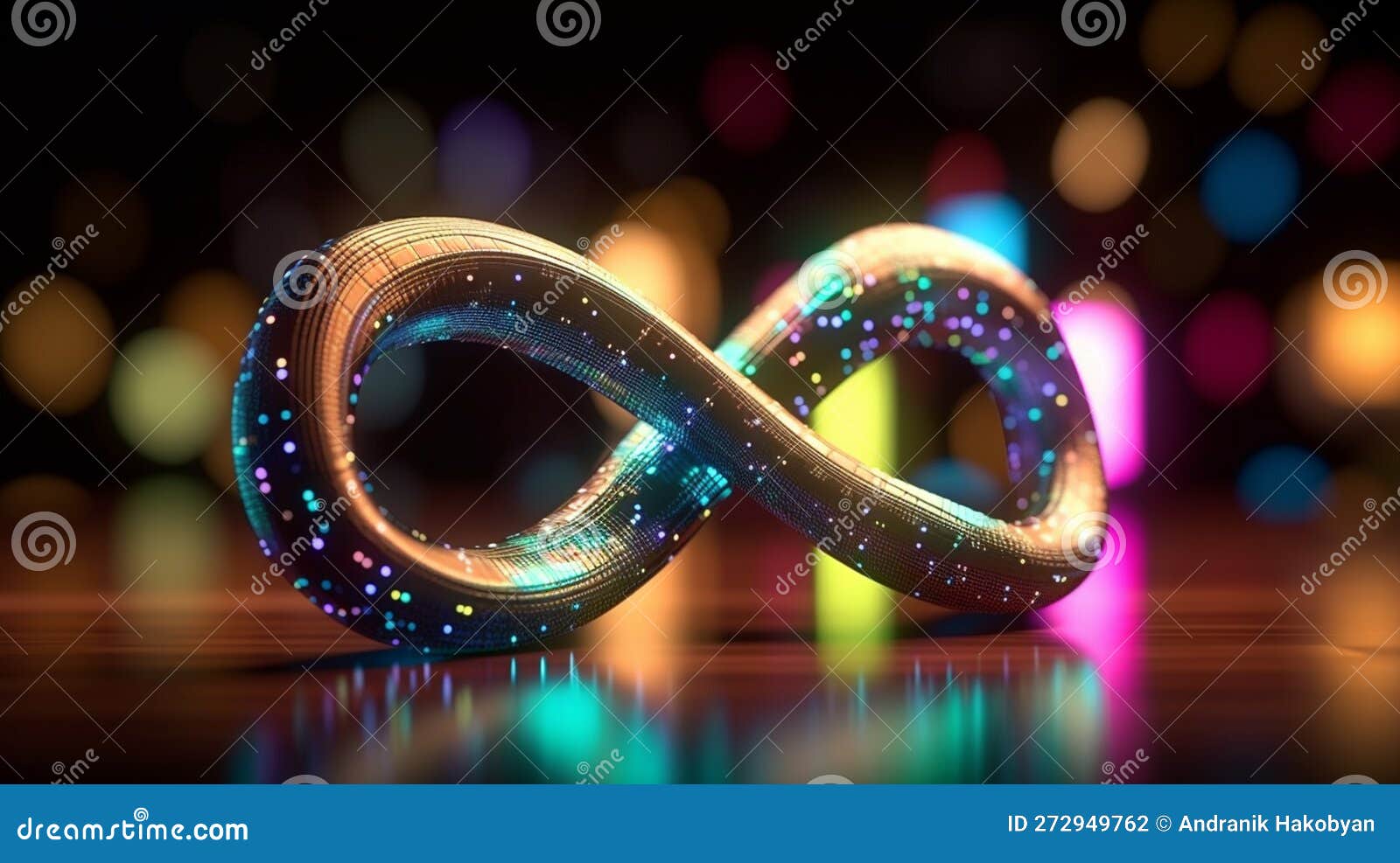 Infinity Symbol. Generative Ai Stock Illustration - Illustration of ...