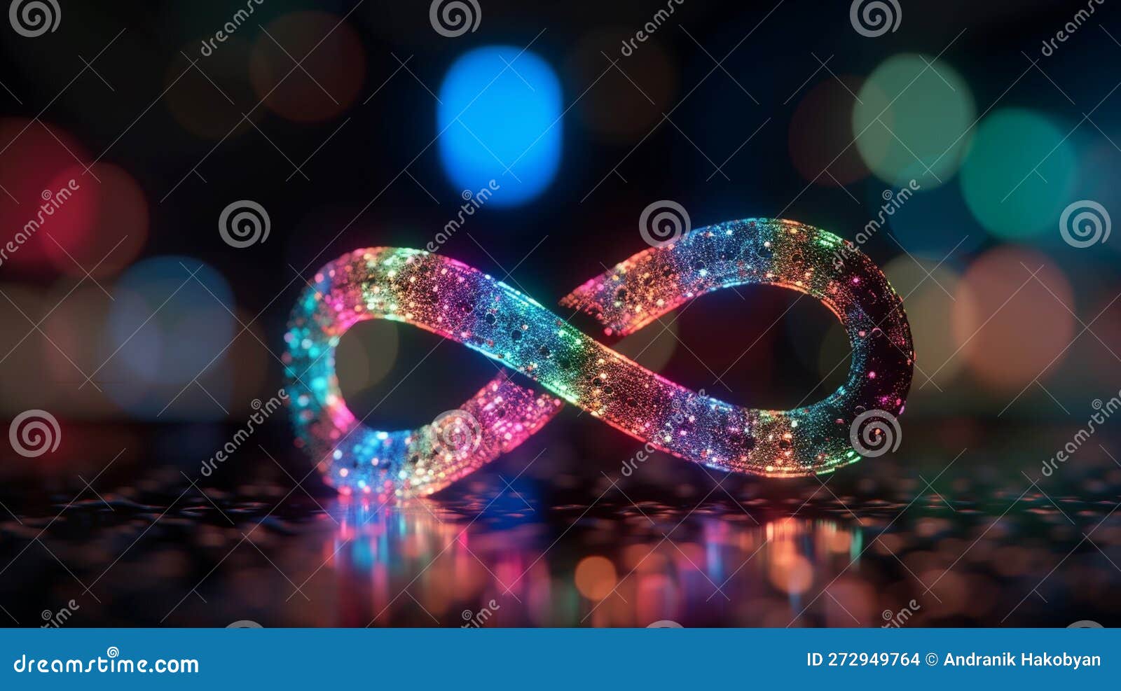 Infinity Symbol. Generative Ai Stock Illustration - Illustration of ...