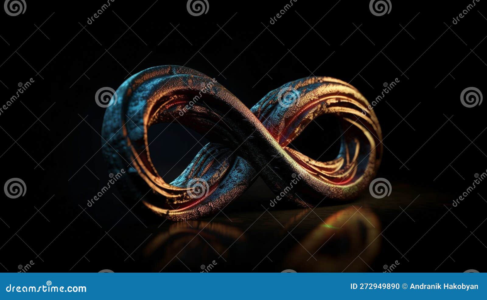 Infinity Symbol. Generative Ai Stock Illustration - Illustration of ...