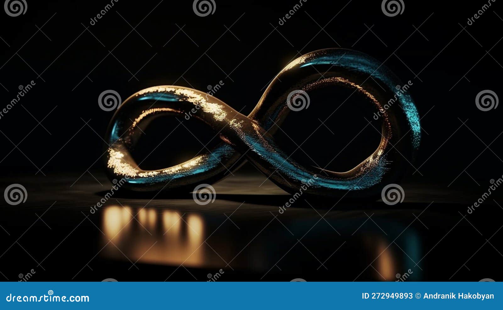 Infinity Symbol. Generative Ai Stock Illustration - Illustration of ...