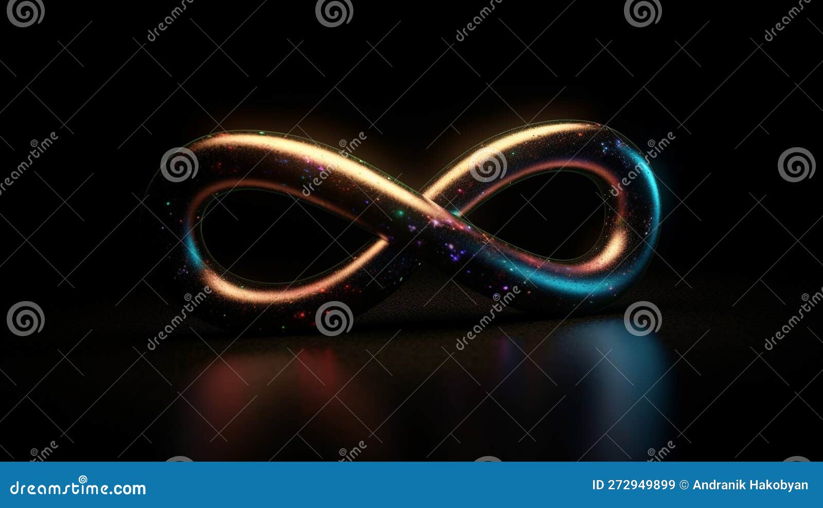 Infinity Symbol. Generative Ai Stock Illustration - Illustration of ...