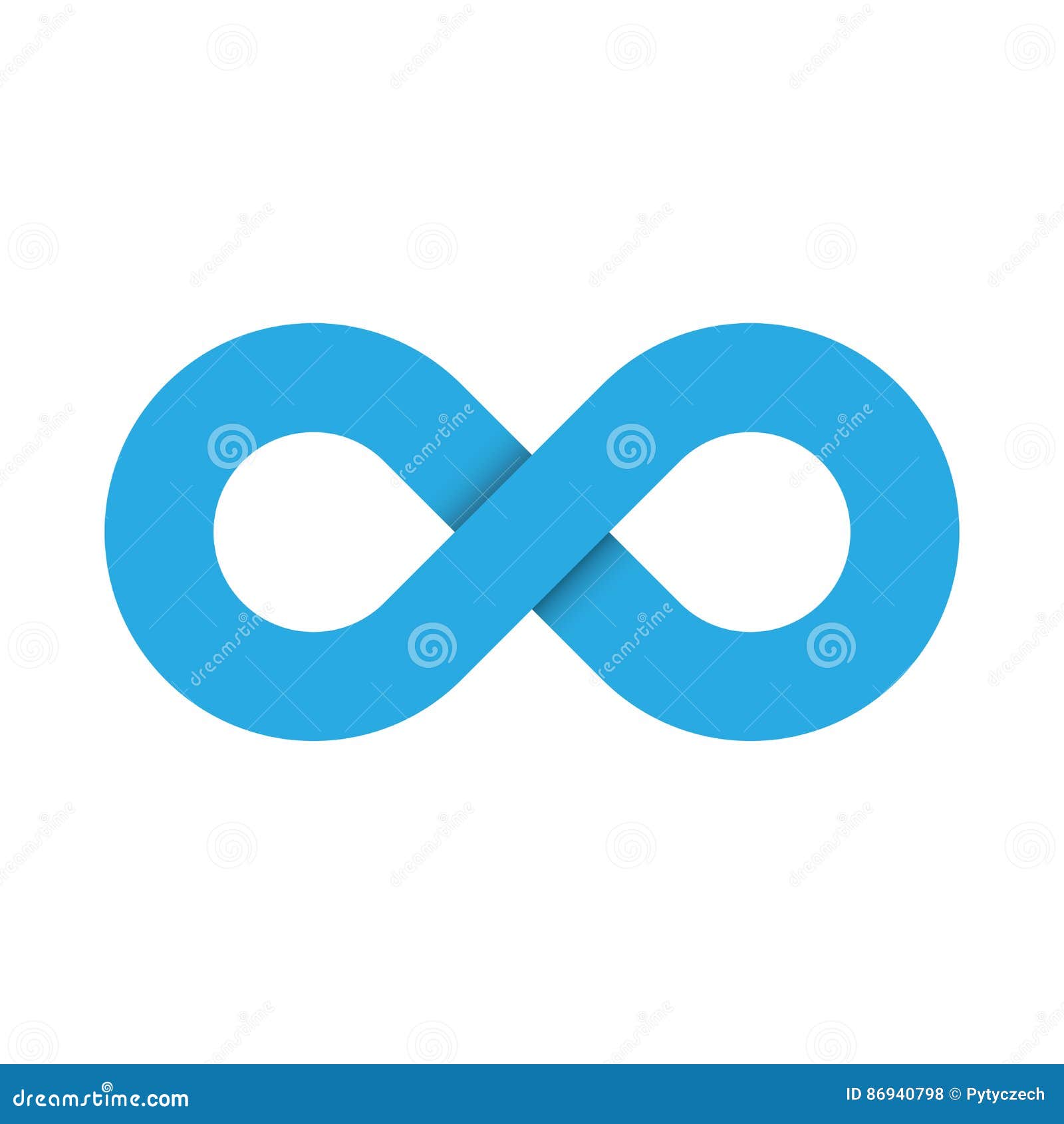 Infinity Symbol Icon. Representing the Concept of Infinite, Limitless ...