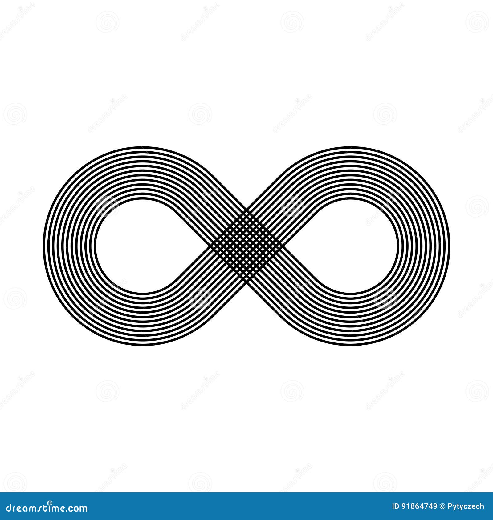 Infinity Symbol Icon. Representing the Concept of Infinite, Limitless ...