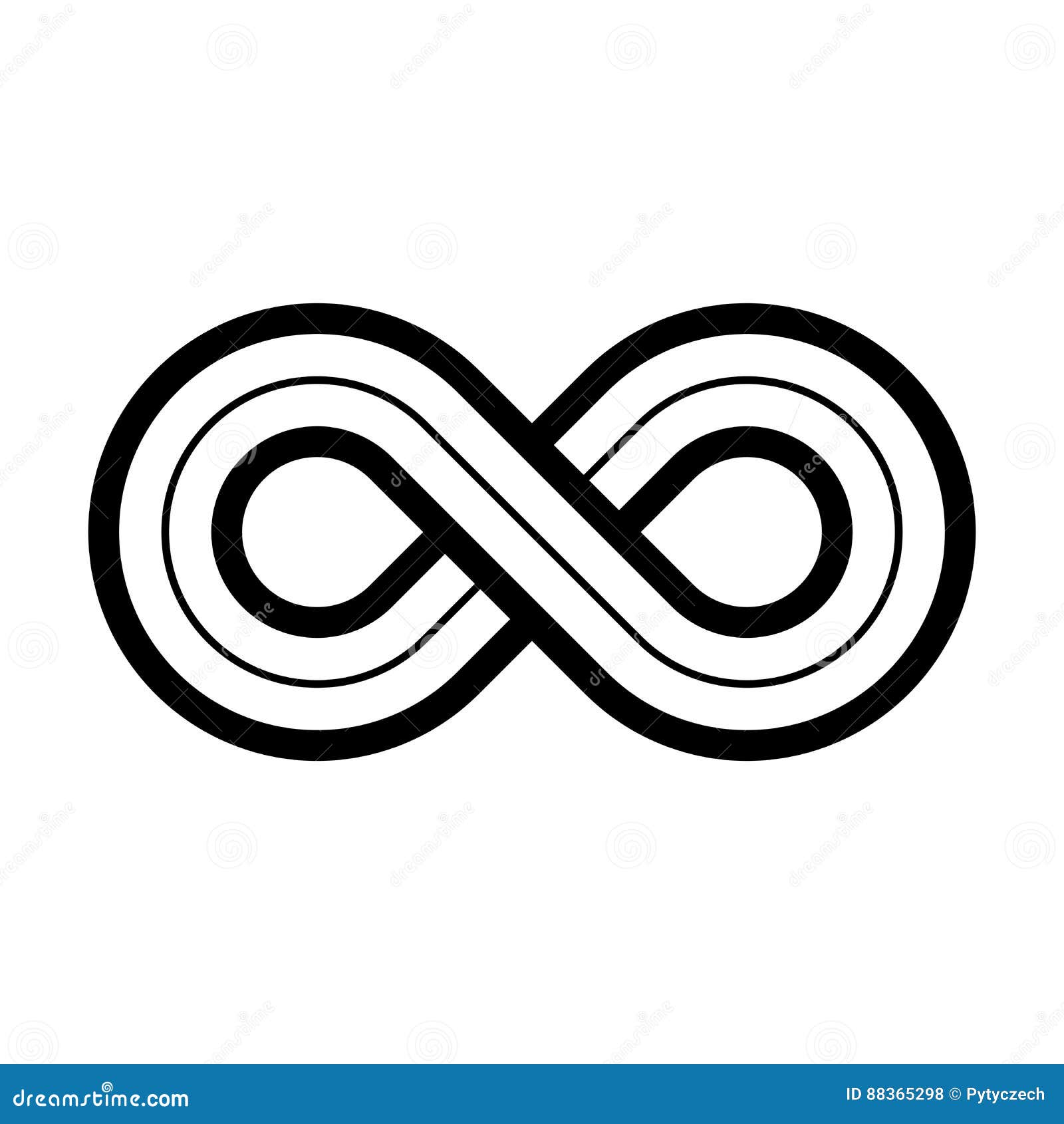 Infinity Symbol Icon. Representing the Concept of Infinite, Limitless ...