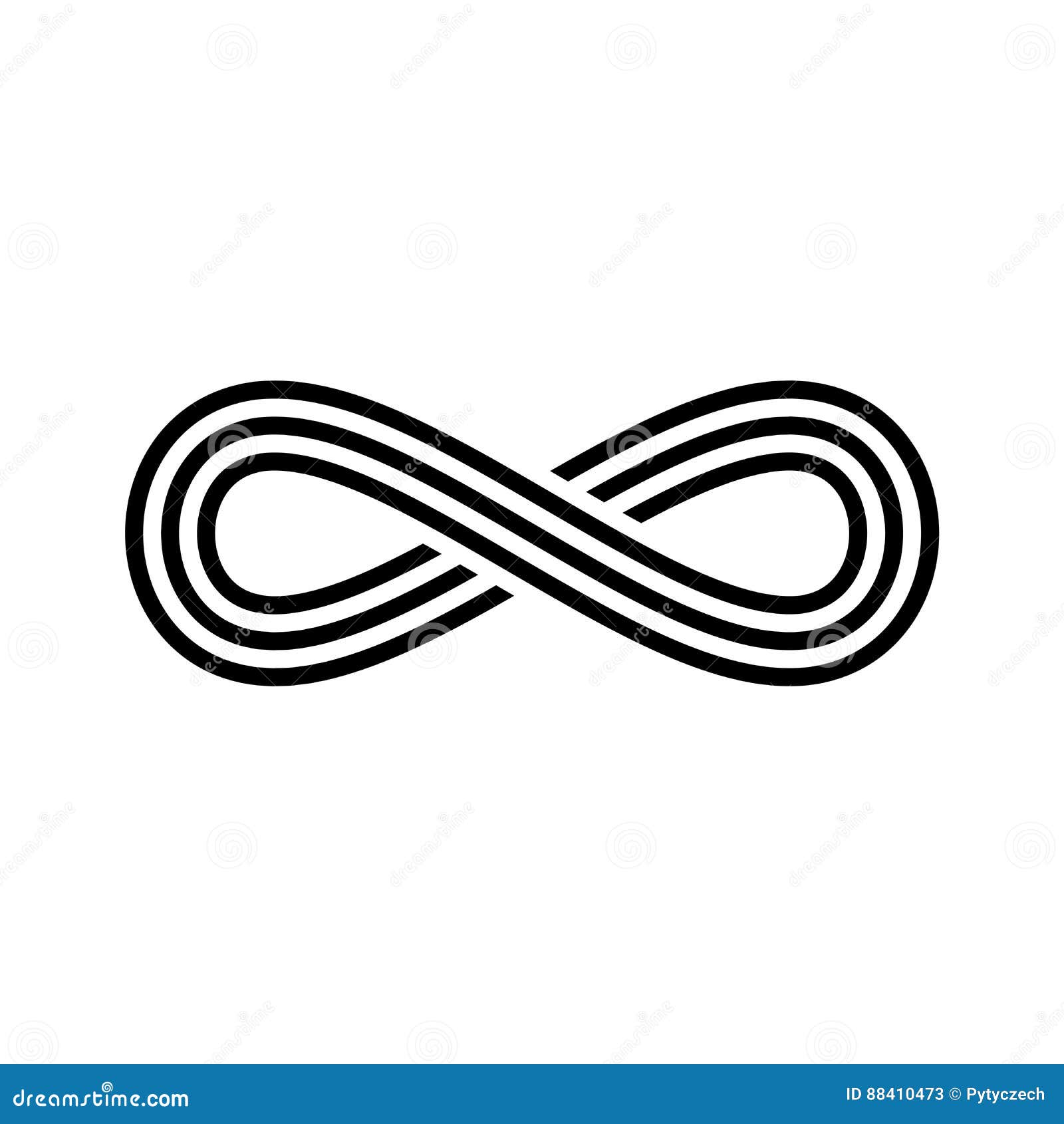 Infinity Symbol Icon. Representing the Concept of Infinite, Limitless ...