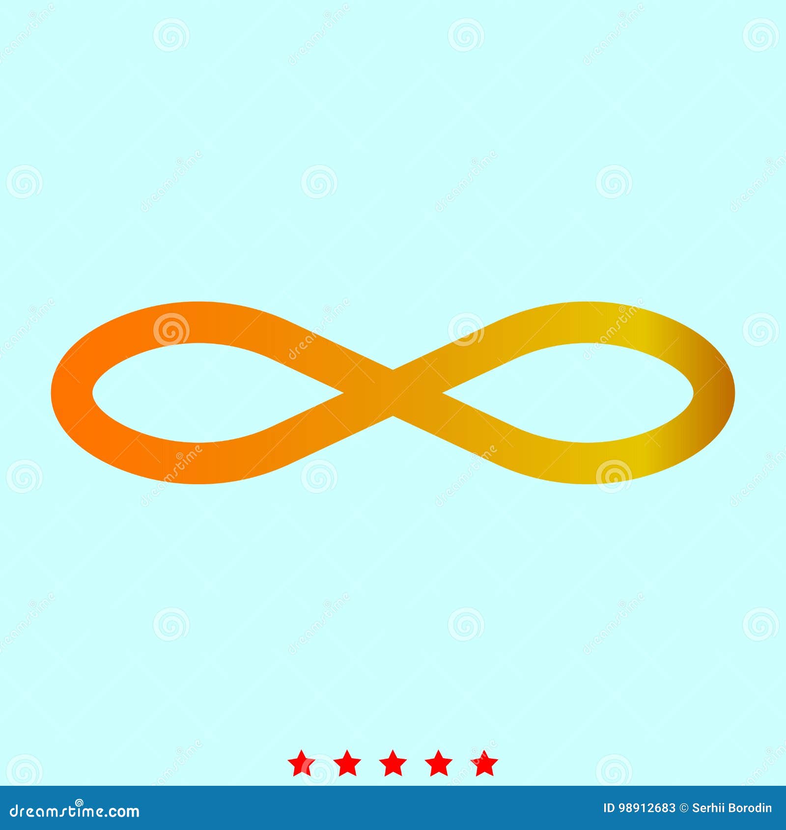 Infinity Symbol it is Icon . Stock Vector - Illustration of shiny ...