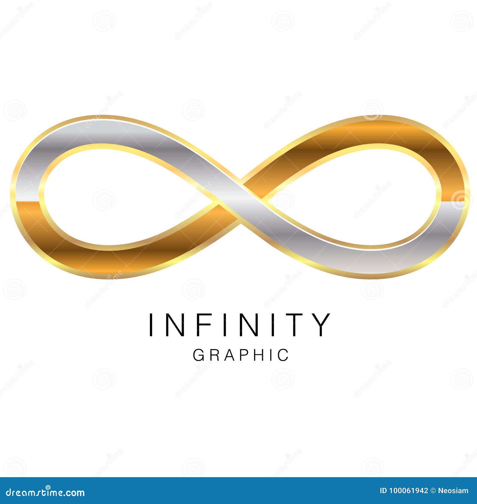 Infinity symbol icons stock vector. Illustration of shape - 100061942