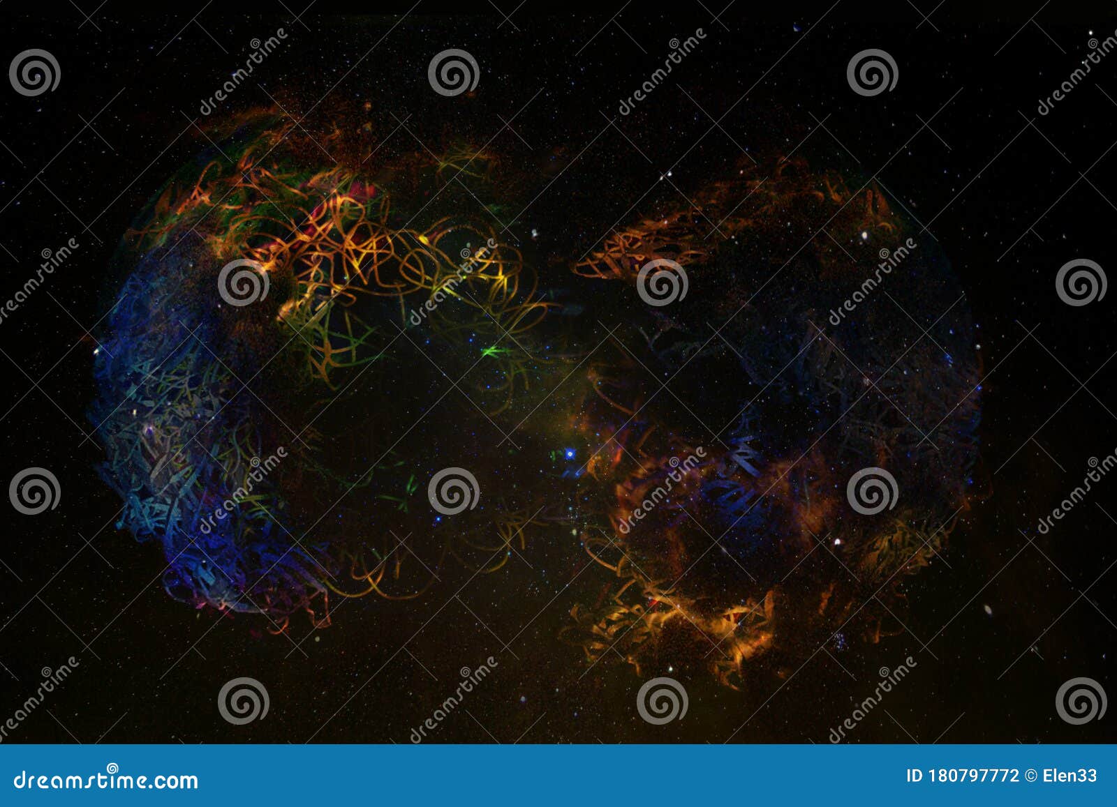 Infinity Symbol Infinite, Eternity Concept with Shiny Particles in ...