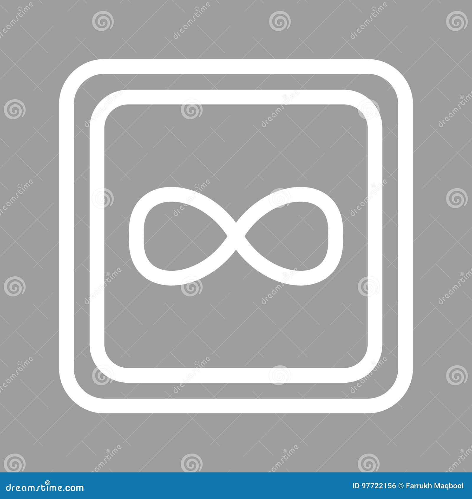 Infinity Symbol stock vector. Illustration of concept - 97722156