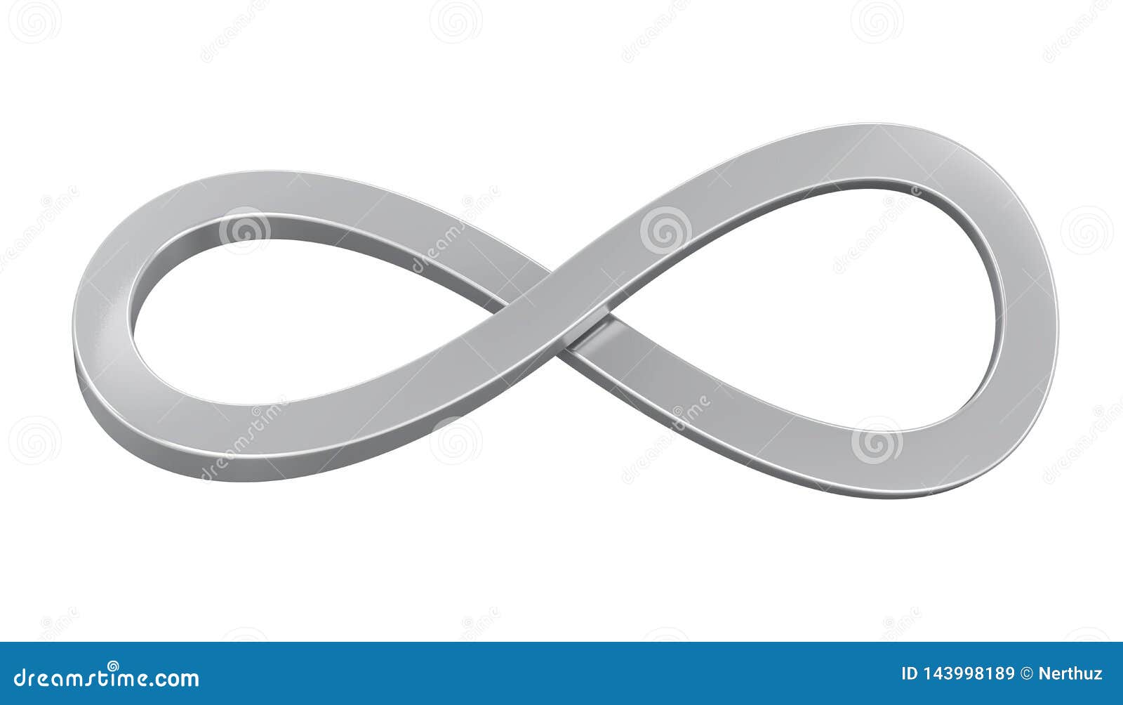 Infinity Symbol Isolated stock illustration. Illustration of concept ...