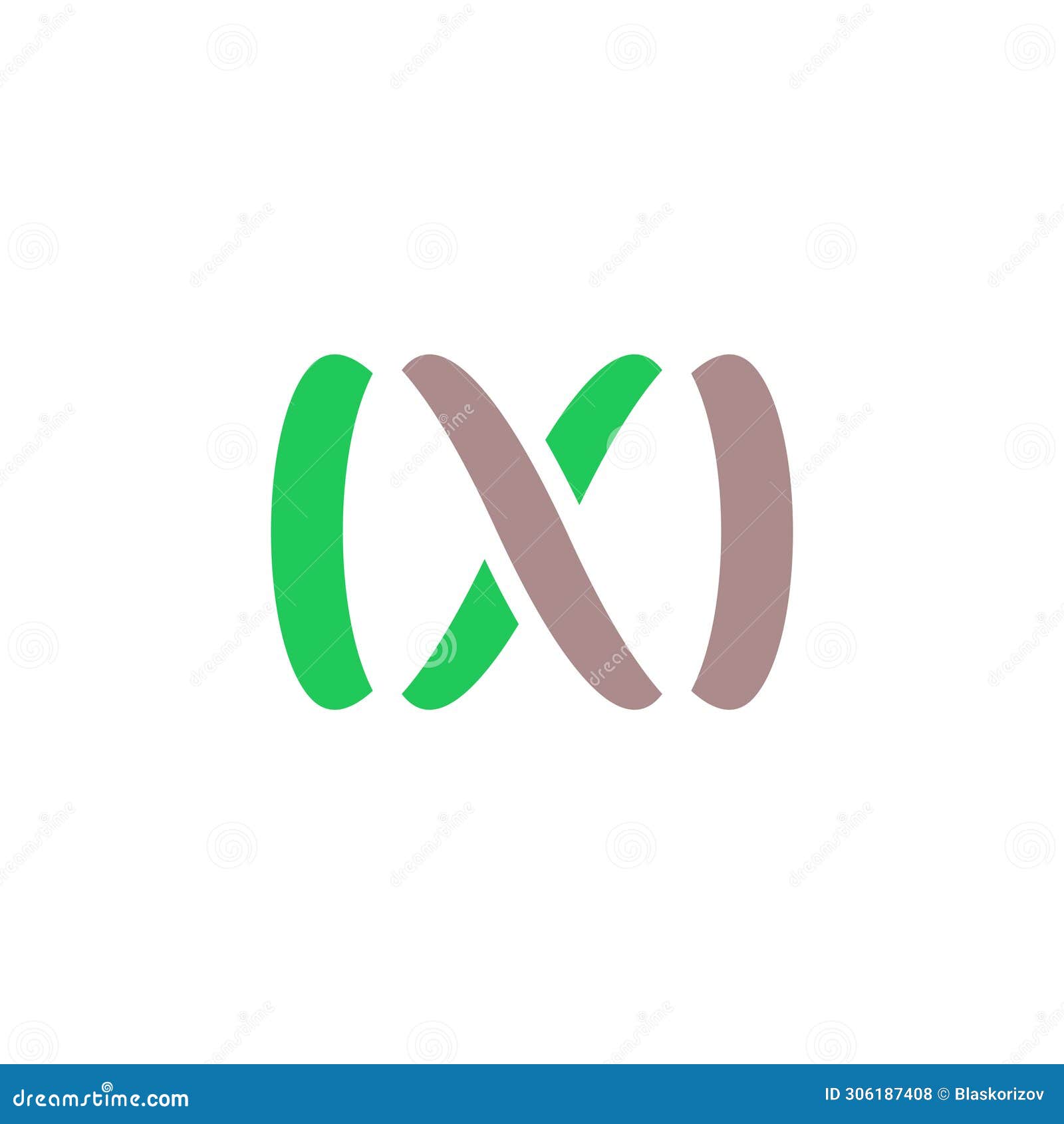 Infinity Symbol Letter X Logo Vector Stock Illustration - Illustration ...