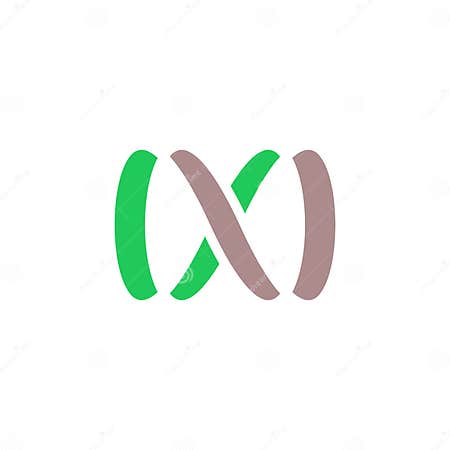 Infinity Symbol Letter X Logo Vector Stock Illustration - Illustration ...