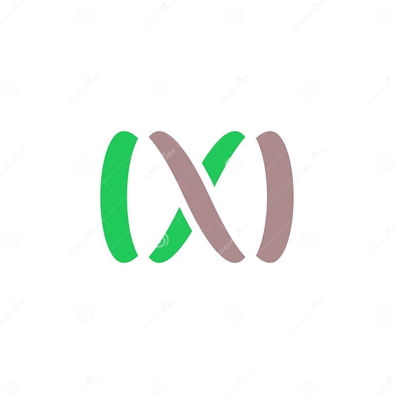 Infinity Symbol Letter X Logo Vector Stock Illustration - Illustration ...