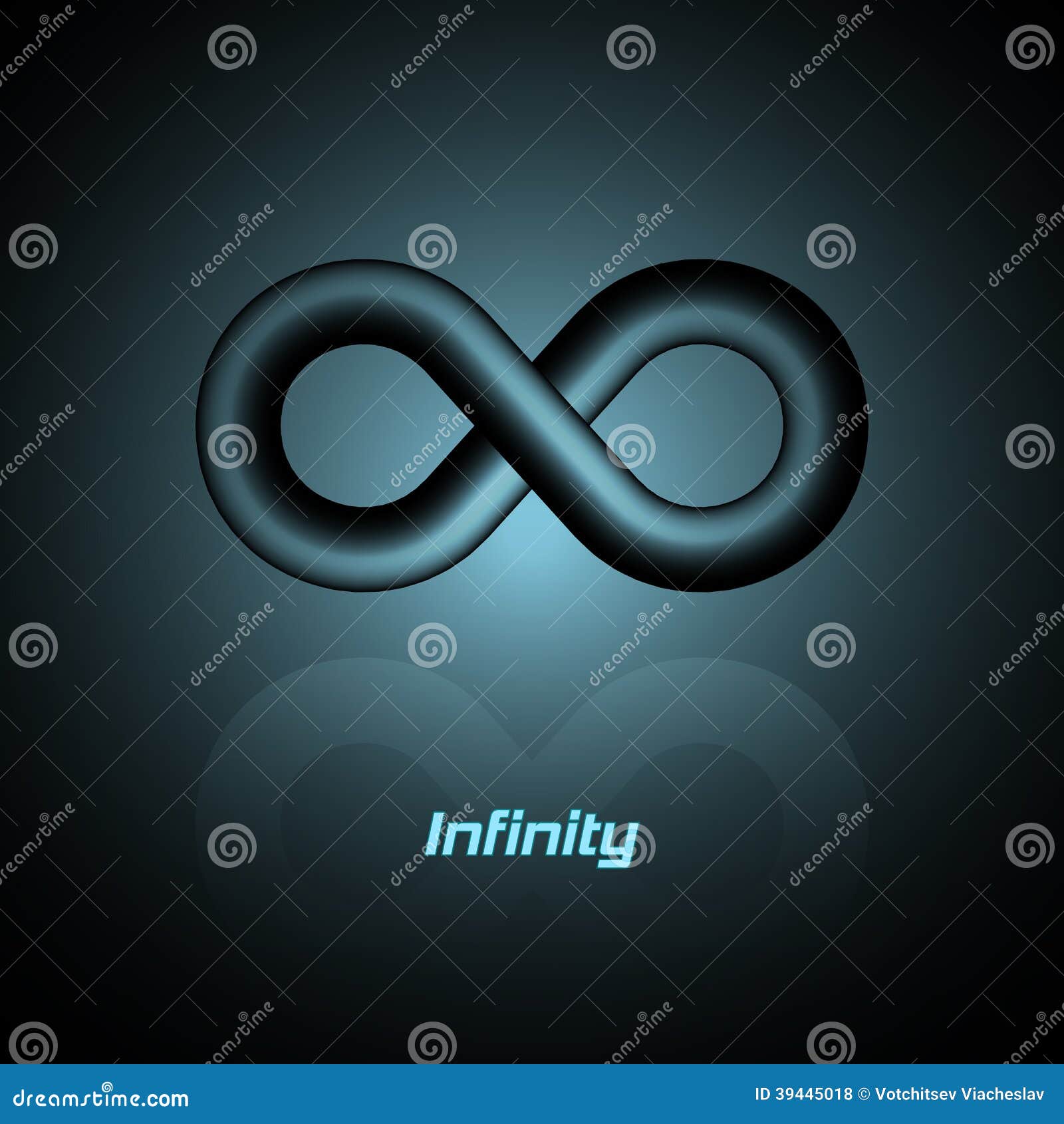 Infinity symbol stock vector. Illustration of infinite - 39445018