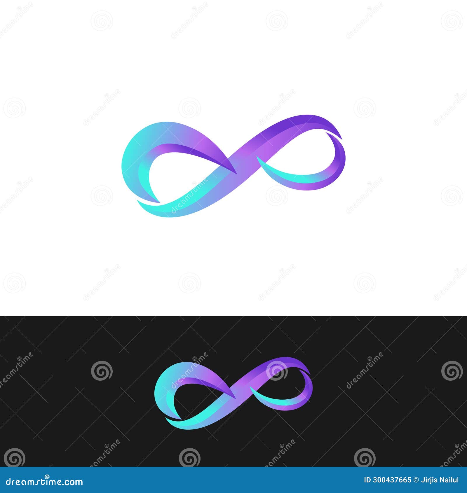 Infinity Symbol Limitless Logo Design Stock Illustration - Illustration ...