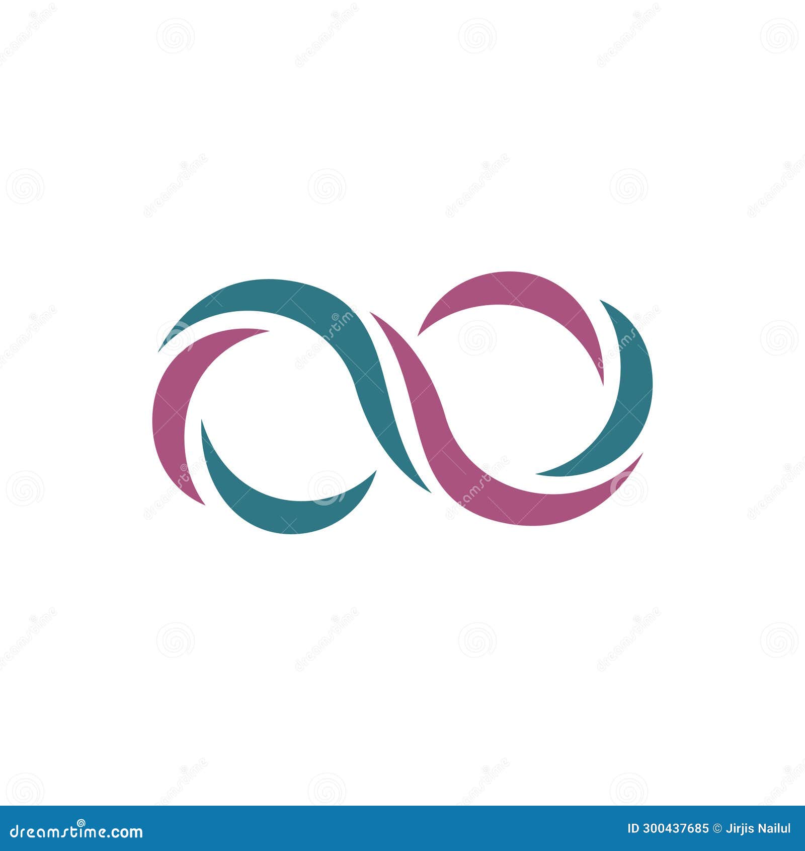 Infinity Symbol Limitless Logo Design Stock Illustration - Illustration ...
