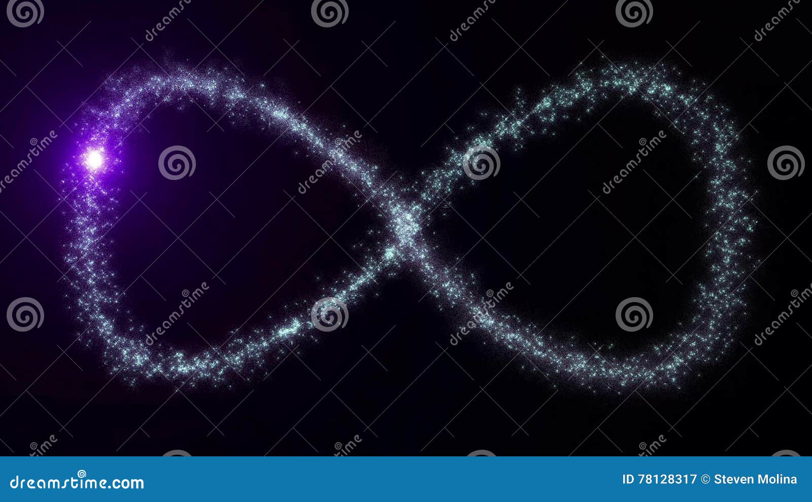 Infinity Symbol Logo Background. Stock Video - Video of particles ...