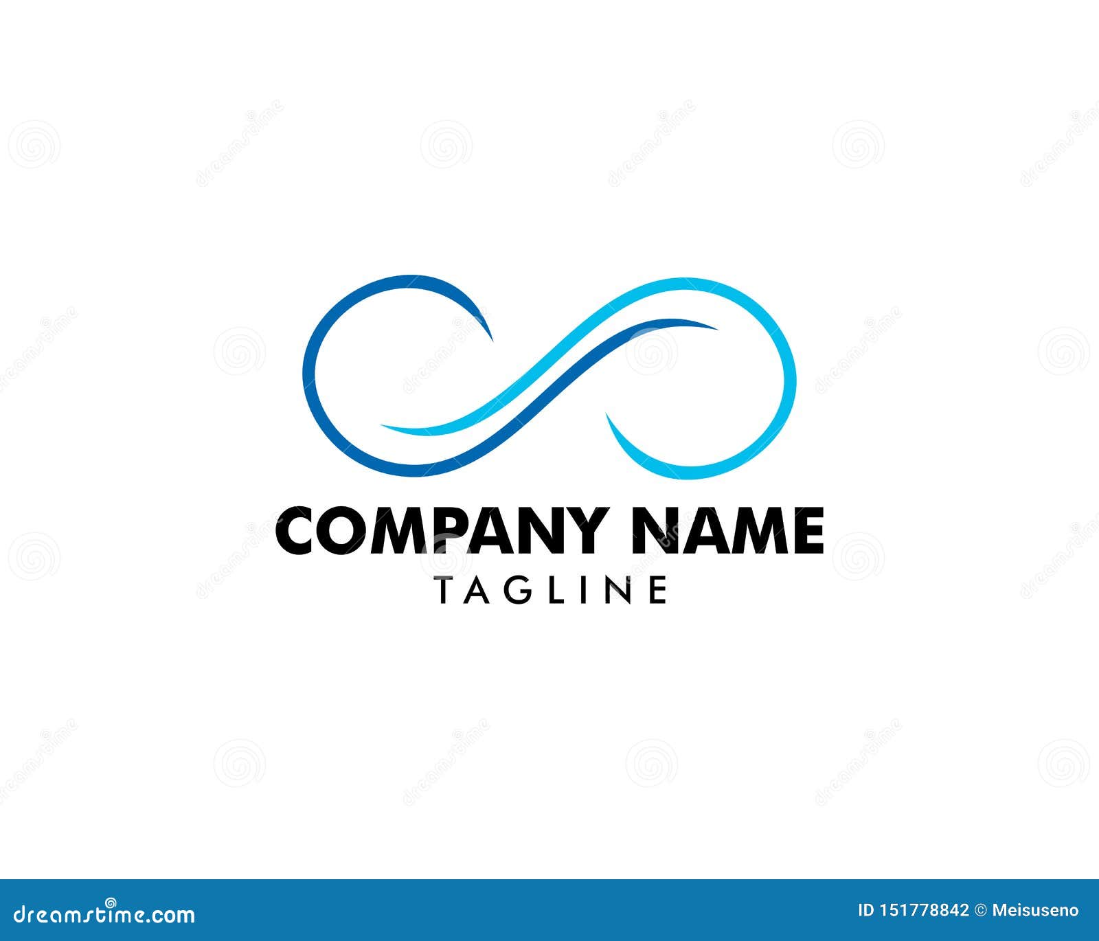 Infinity Symbol Logo Design Vector Illustration Stock Vector ...