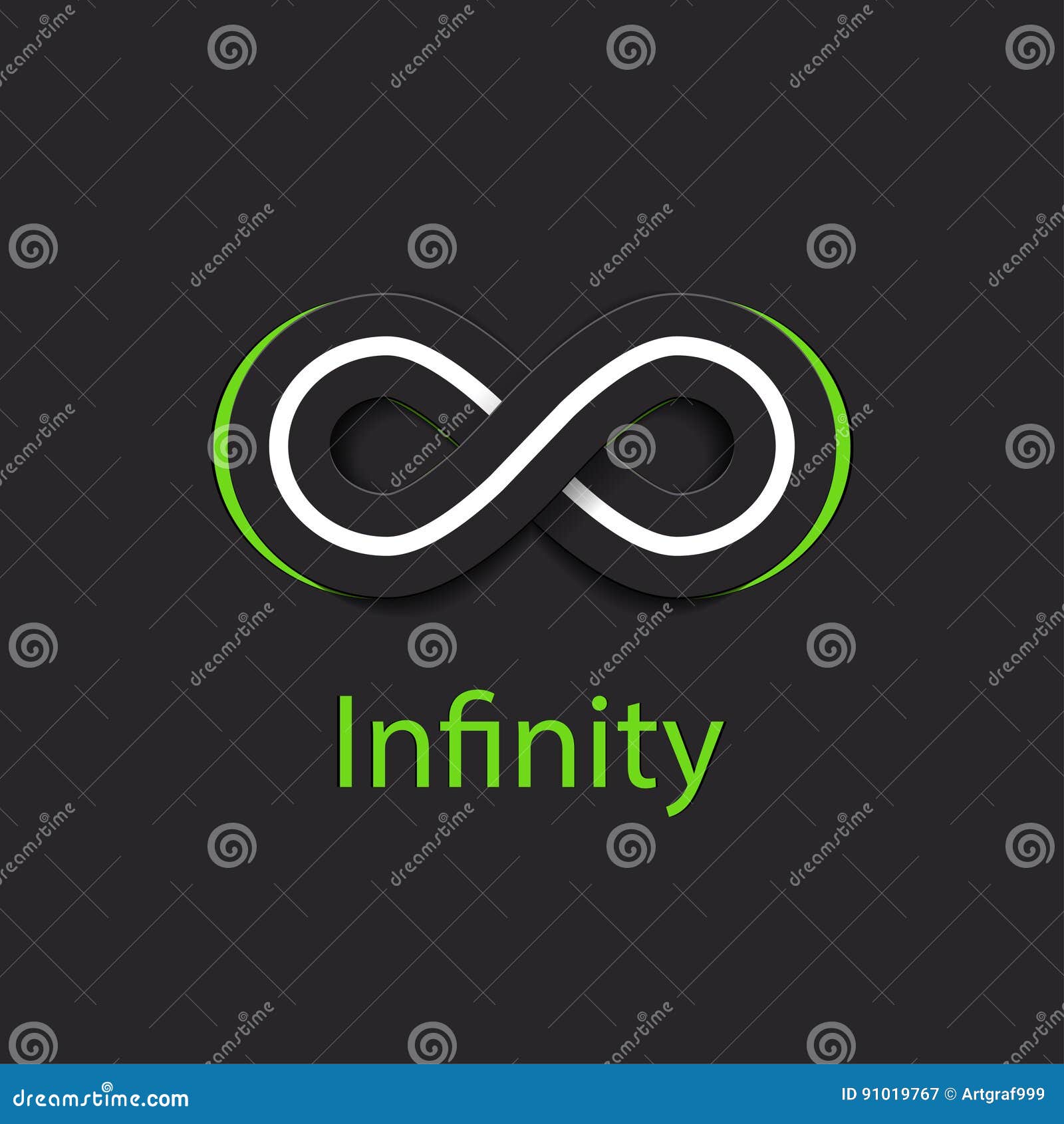 Infinity Symbol Logo. Vector Illustration Stock Vector - Illustration ...