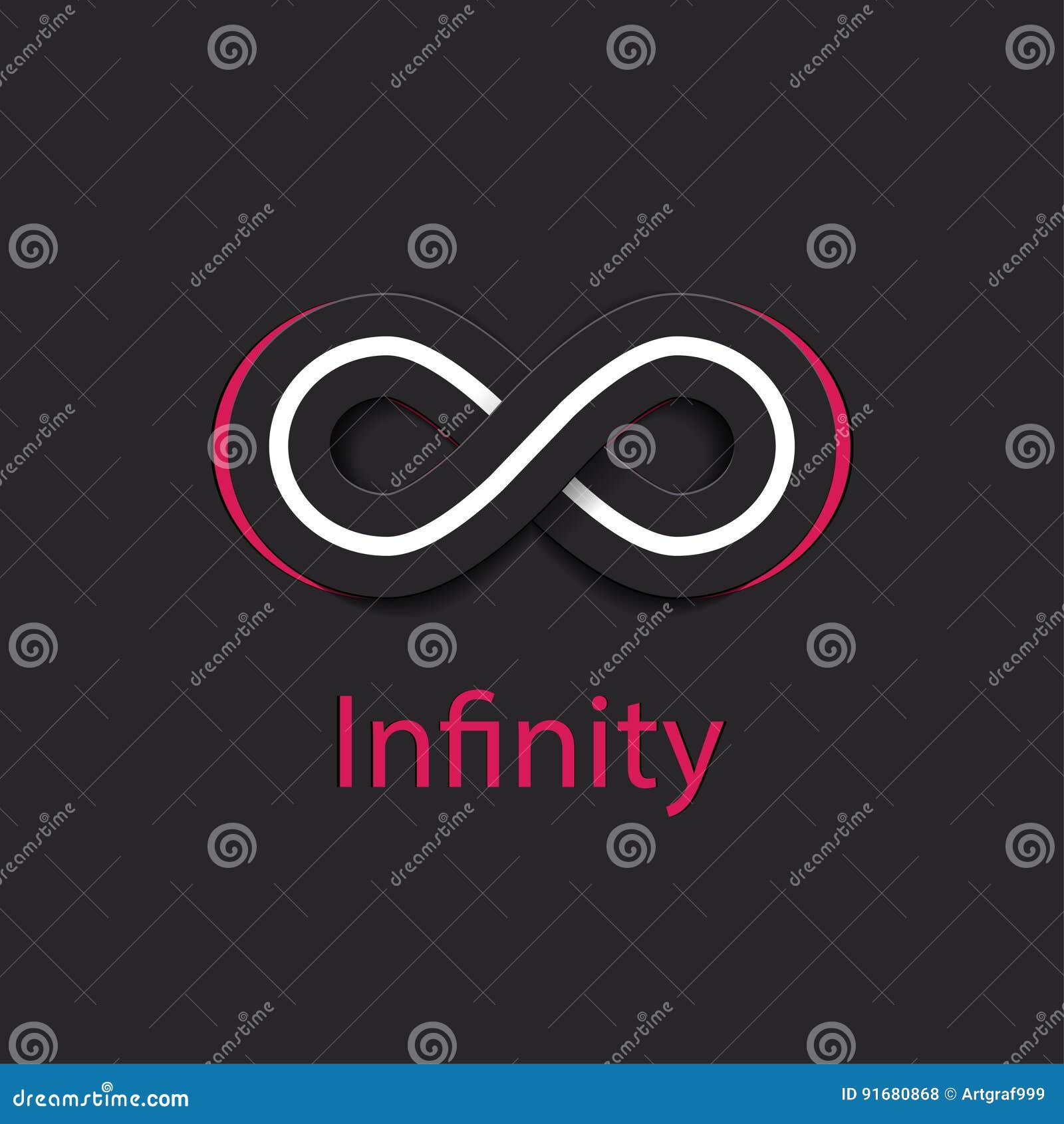 Infinity Symbol Logo. Vector Illustration Stock Vector - Illustration ...