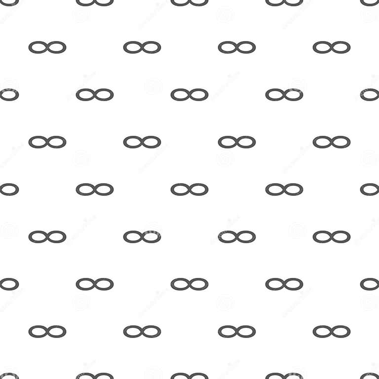 Infinity Symbol Pattern Seamless Stock Illustration - Illustration of ...