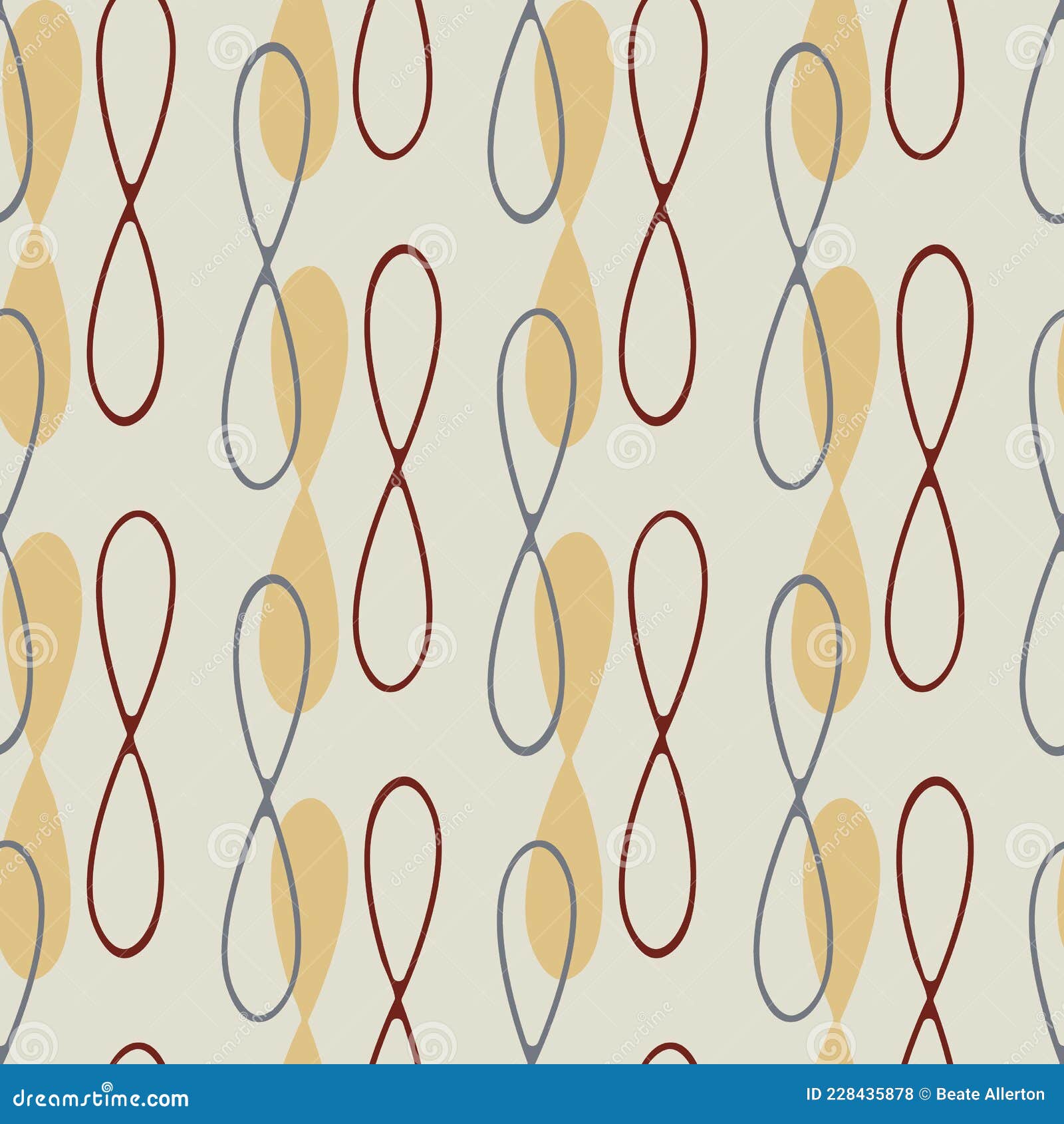 Infinity Symbol Sign Vector Seamless Pattern Background. Geometric ...