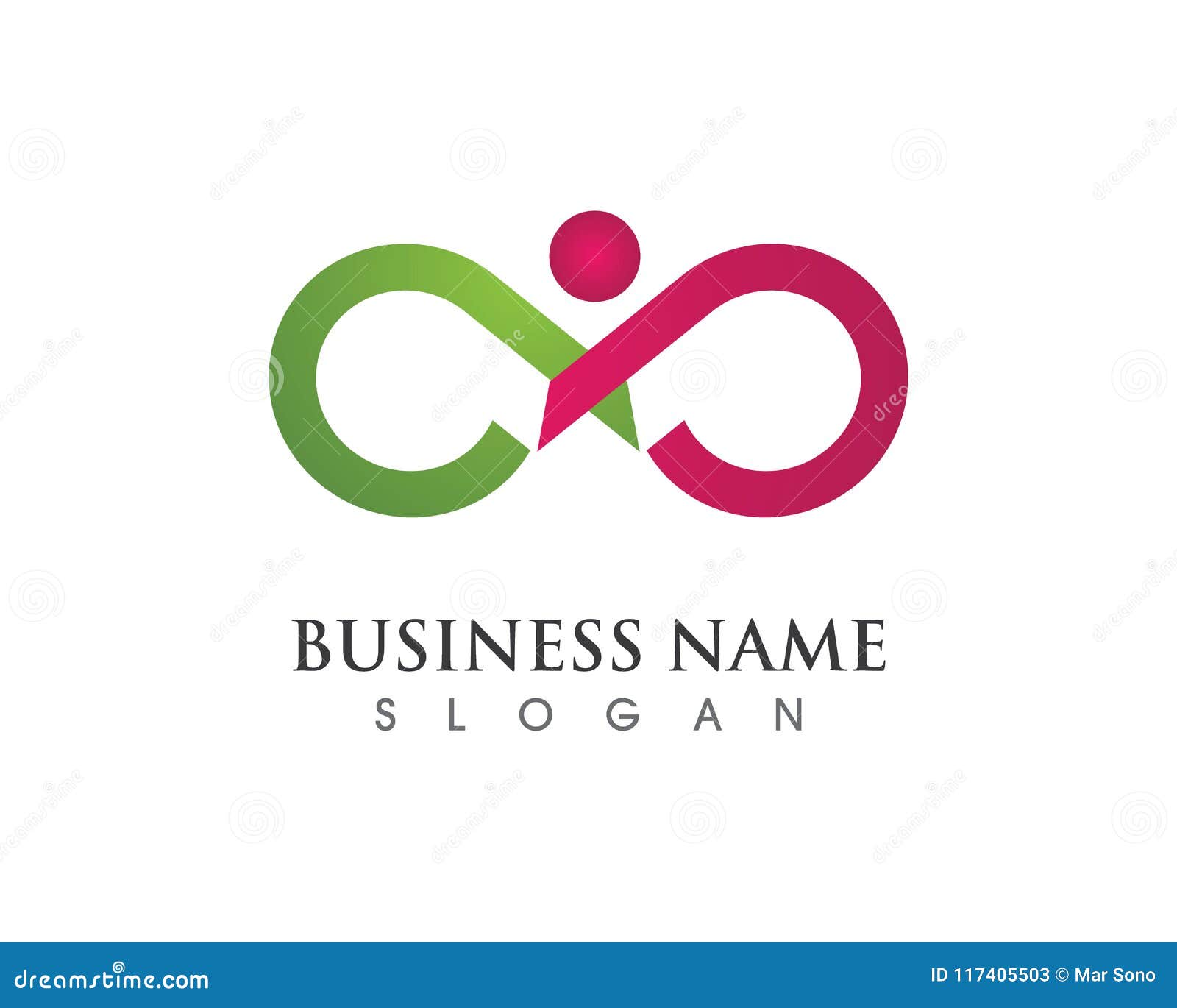 Infinity and Symbol Template Icons Vector Stock Vector - Illustration ...