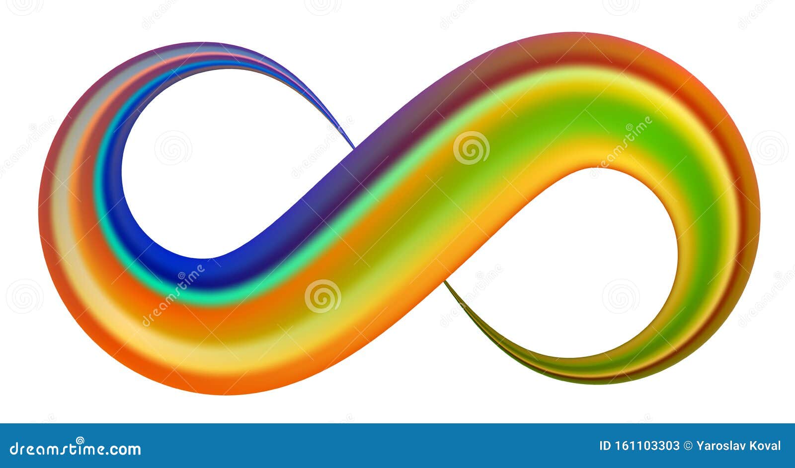 Infinity Symbol. Vector Brush Stroke Bold Sign Stock Illustration ...