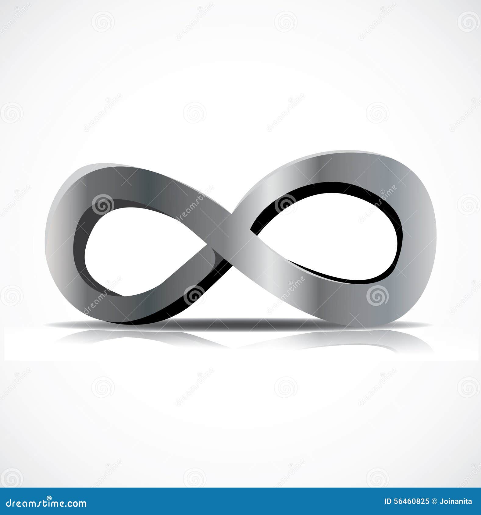 Infinity Symbol Vector Illustration on White Background Stock Vector ...