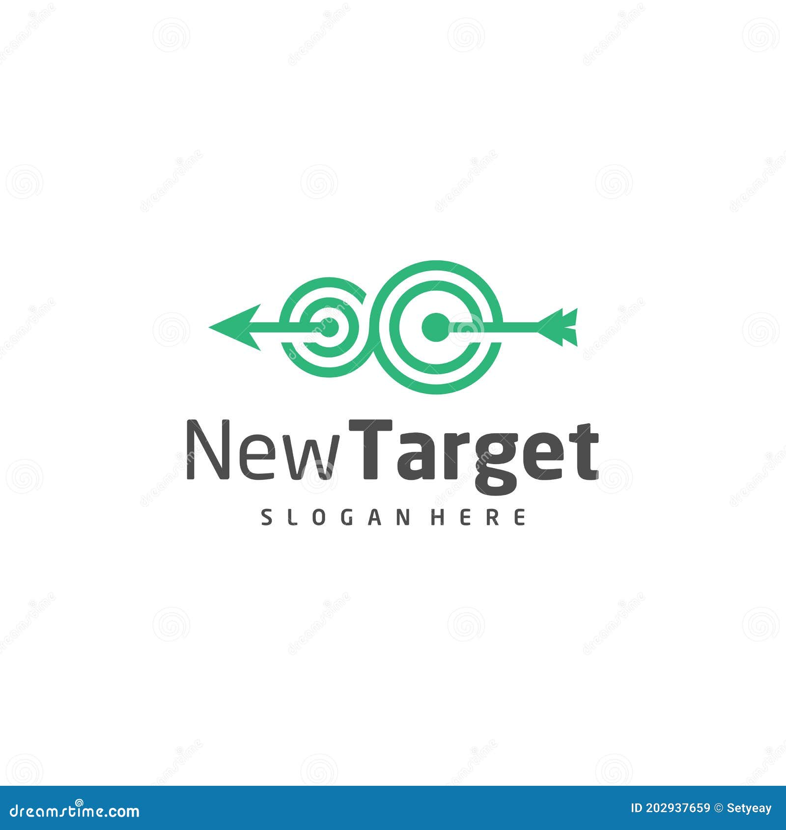 Infinity Target Logo Vector Template, Creative Target Logo Design ...