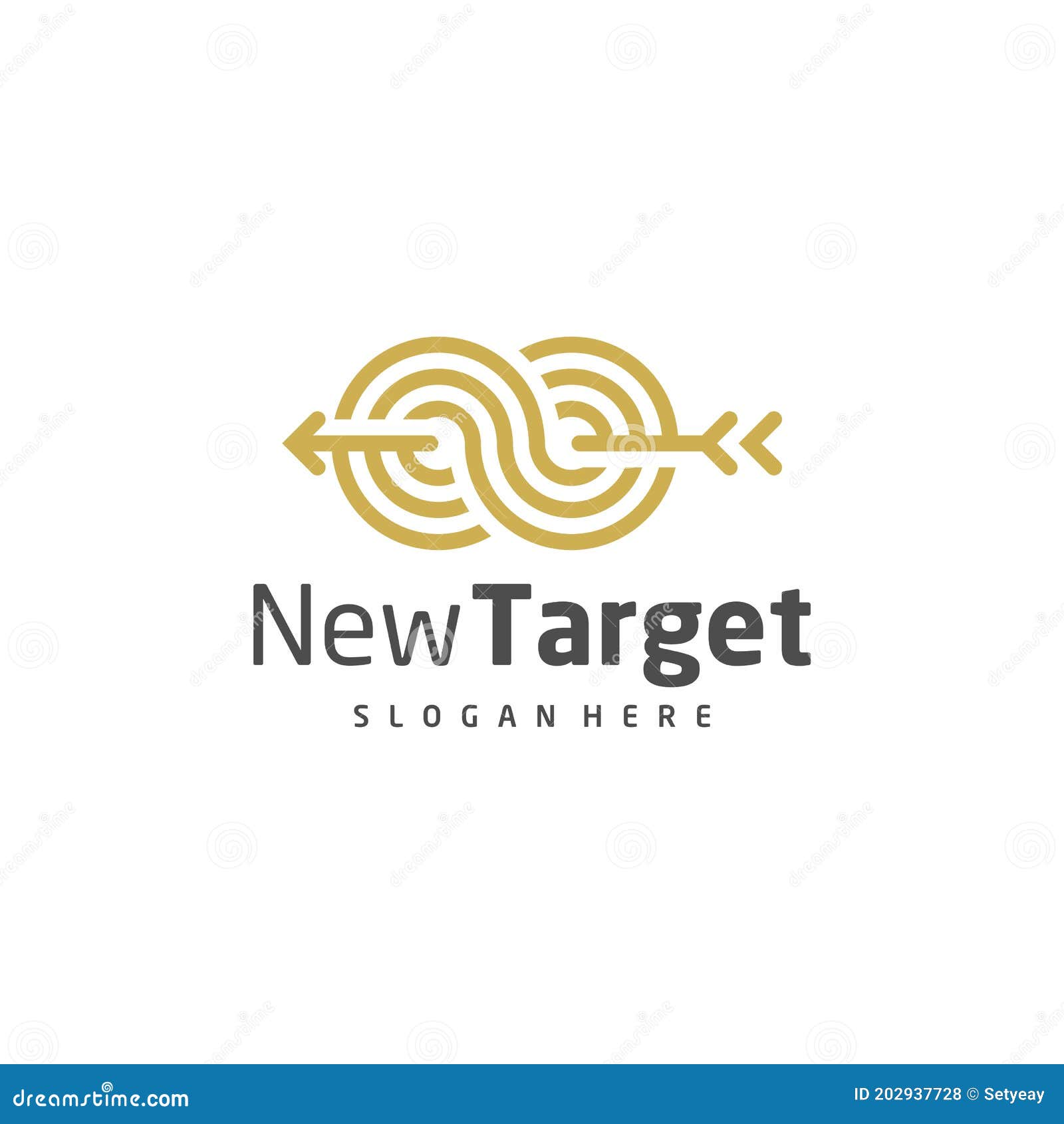 Infinity Target Logo Vector Template, Creative Target Logo Design ...
