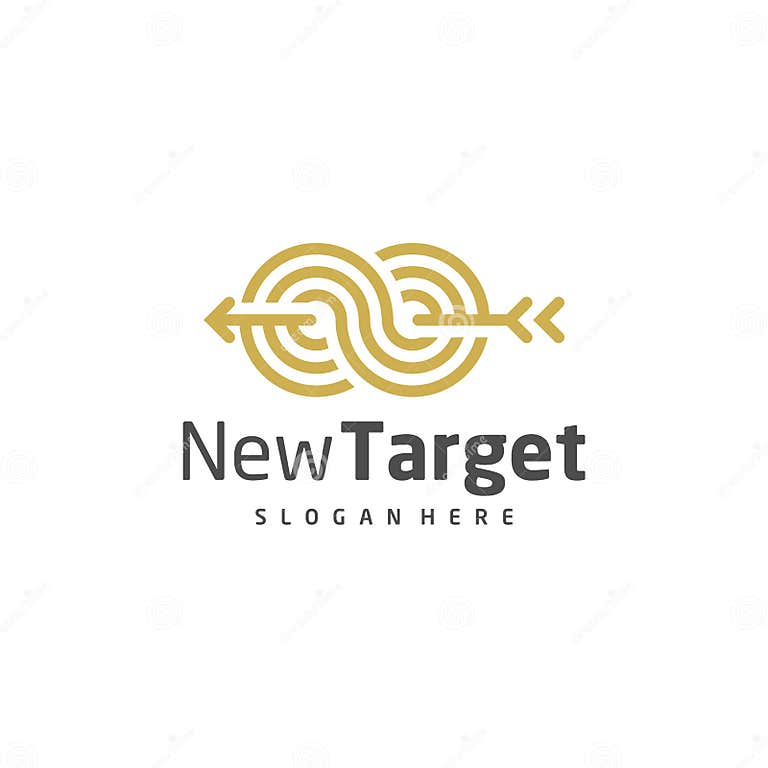 Infinity Target Logo Vector Template, Creative Target Logo Design ...