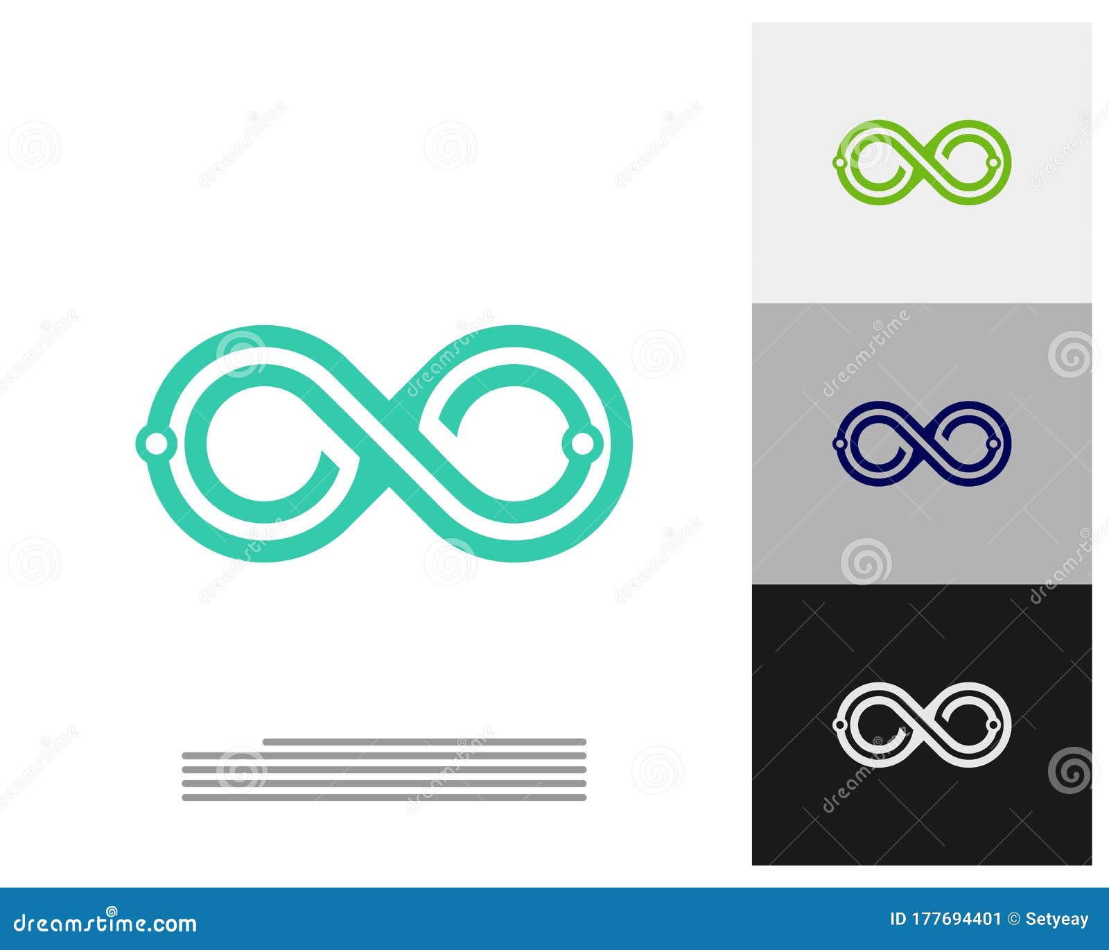 Infinity Tech Logo Vector Template, Creative Infinity Logo Design ...