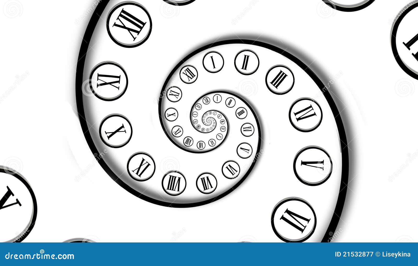 Infinity time. stock illustration. Illustration of retro - 21532877