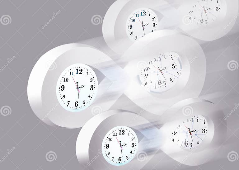 Infinity Time. Past, Present and Future Concept Stock Illustration ...