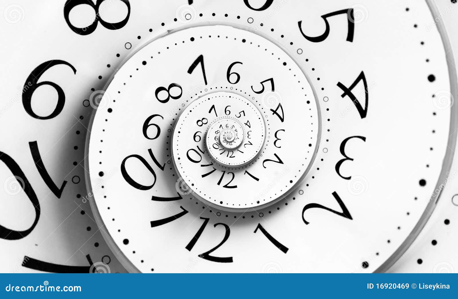 Infinity time spiral stock illustration. Illustration of infinity ...