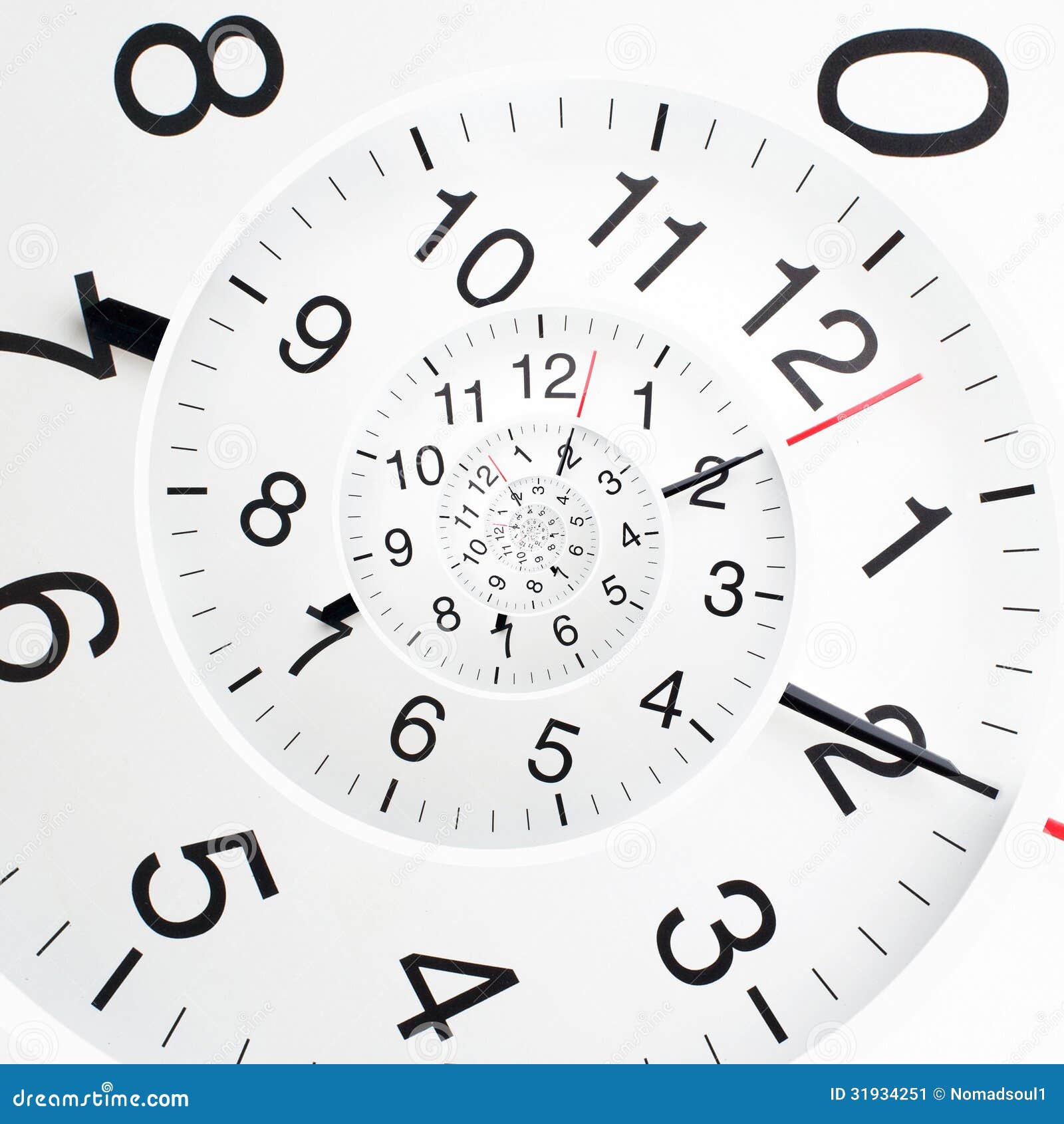 Infinity time spiral stock image. Image of imagination - 31934251