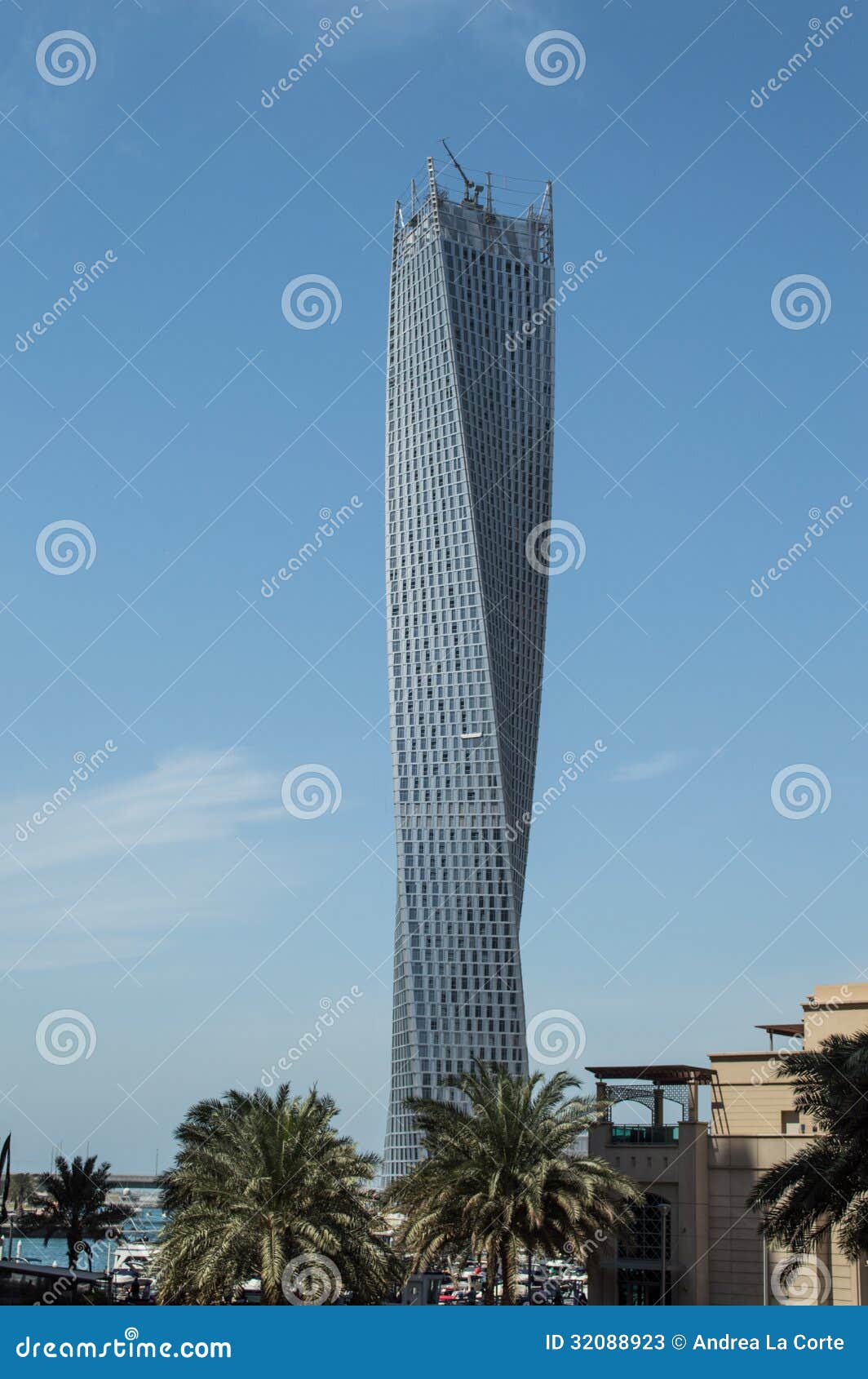 Infinity Tower Skyscraper in Dubai Editorial Stock Photo - Image of ...