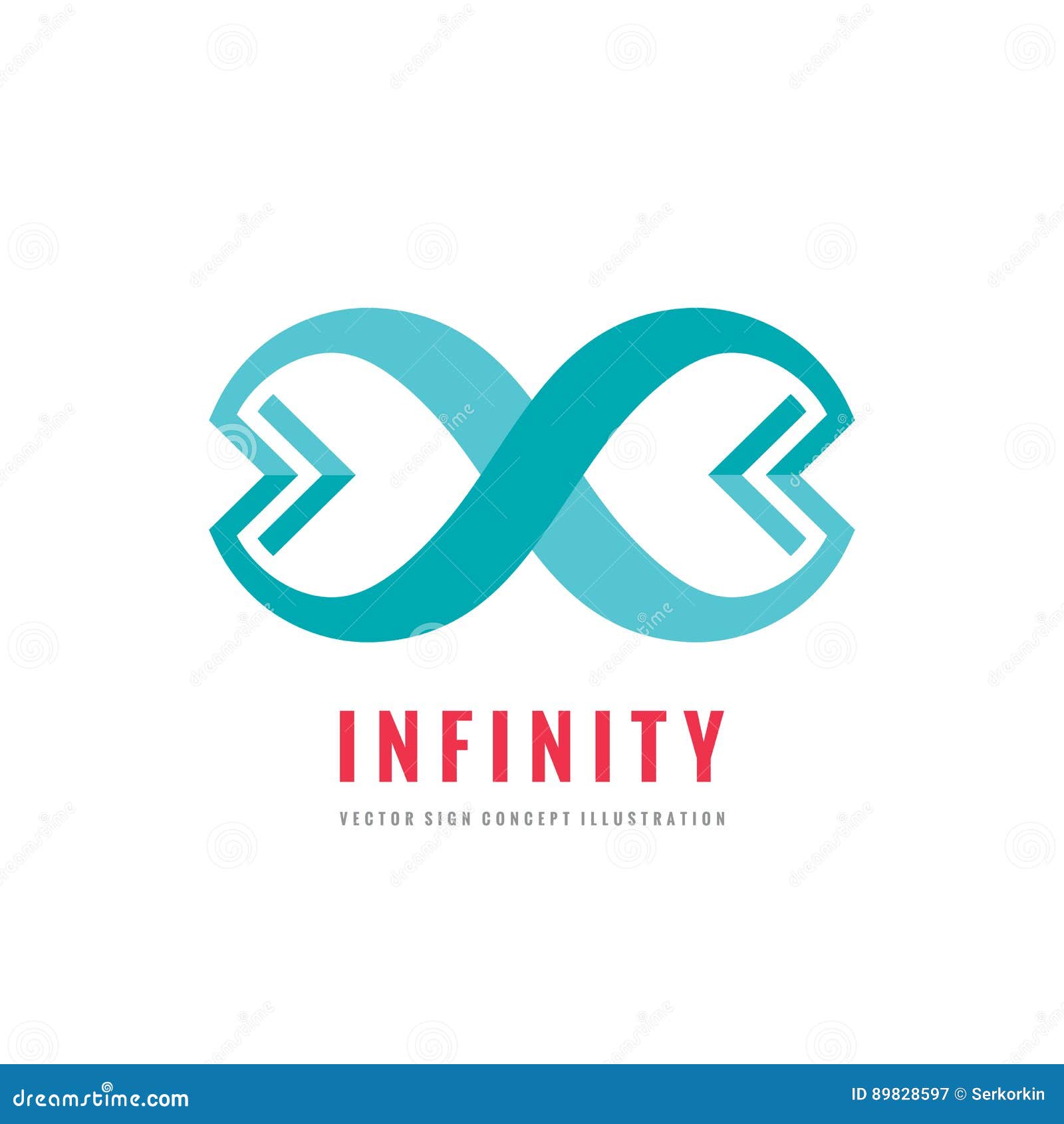 Infinity - Vector Logo Template Concept Illustration. Abstract Shape ...