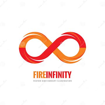 Infinity - Vector Logo Template Concept Illustration in Flat Style ...