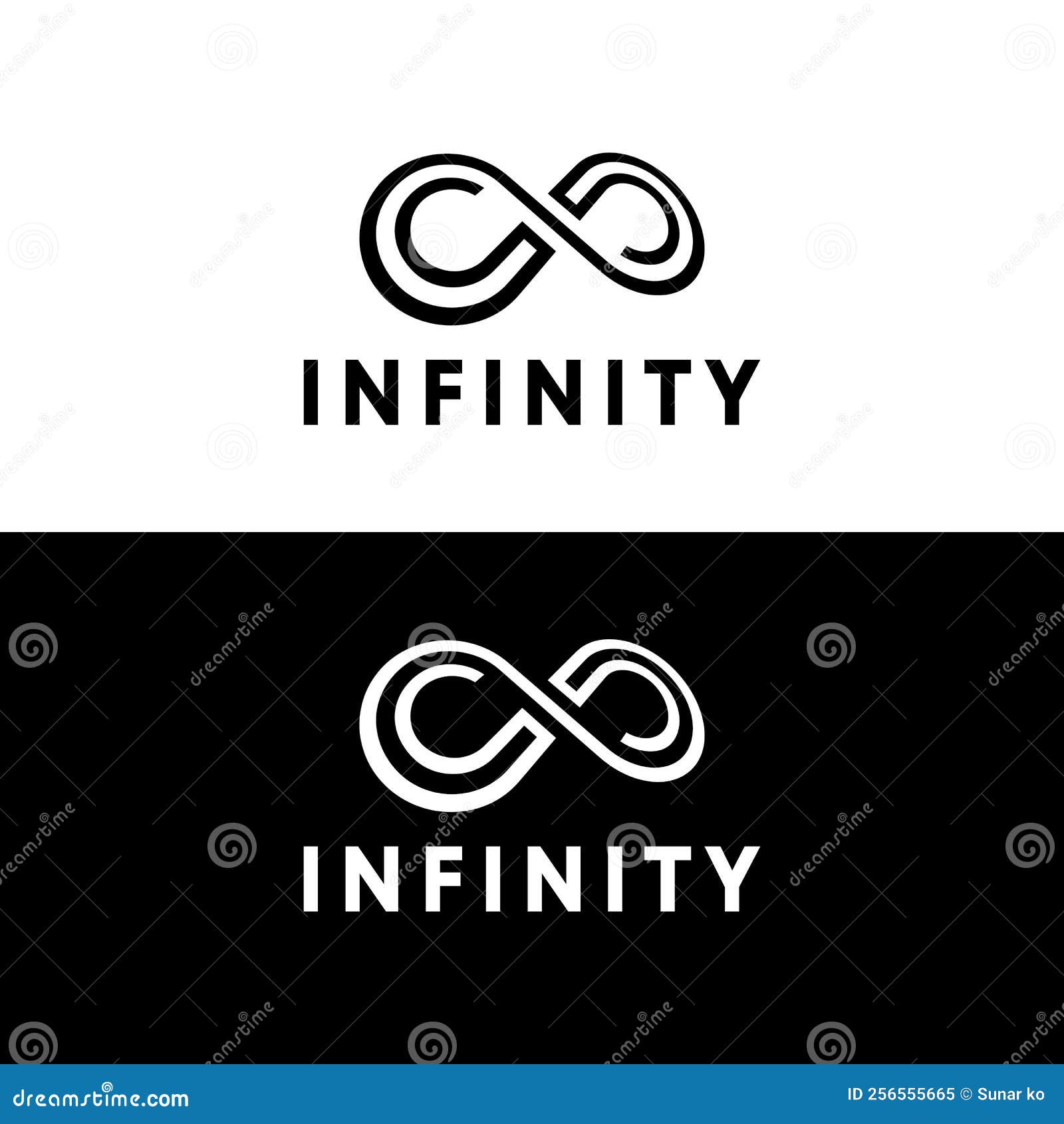Infinity Vector Logo Template Illustration Design Stock Vector ...