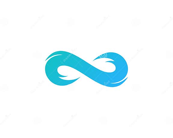 Infinity Wave Icon Logo Design Element Stock Vector - Illustration of ...