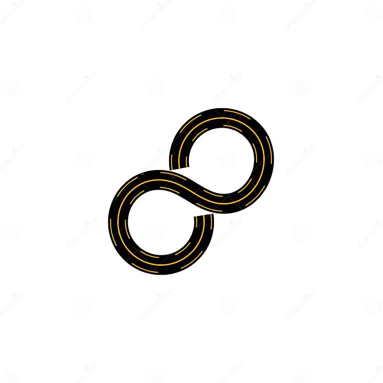 Infinity Way stock illustration. Illustration of graphic - 196370693