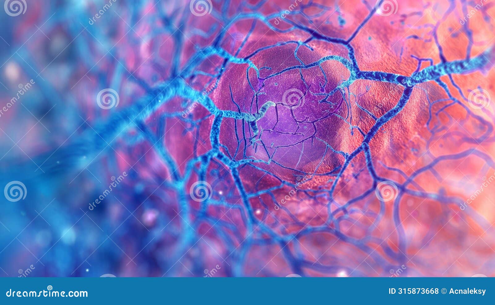 Inflamed Human Lymph Node Under A Microscope, Inflamed Tonsils, Lymph ...