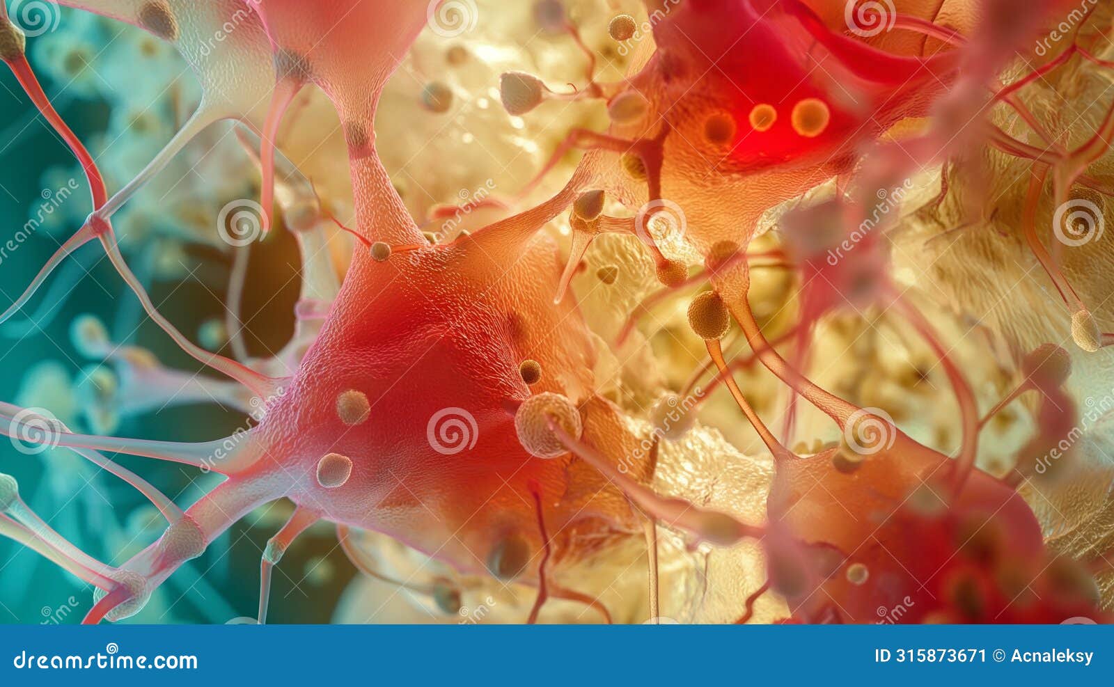Inflamed Human Lymph Node Under A Microscope, Inflamed Tonsils, Lymph ...