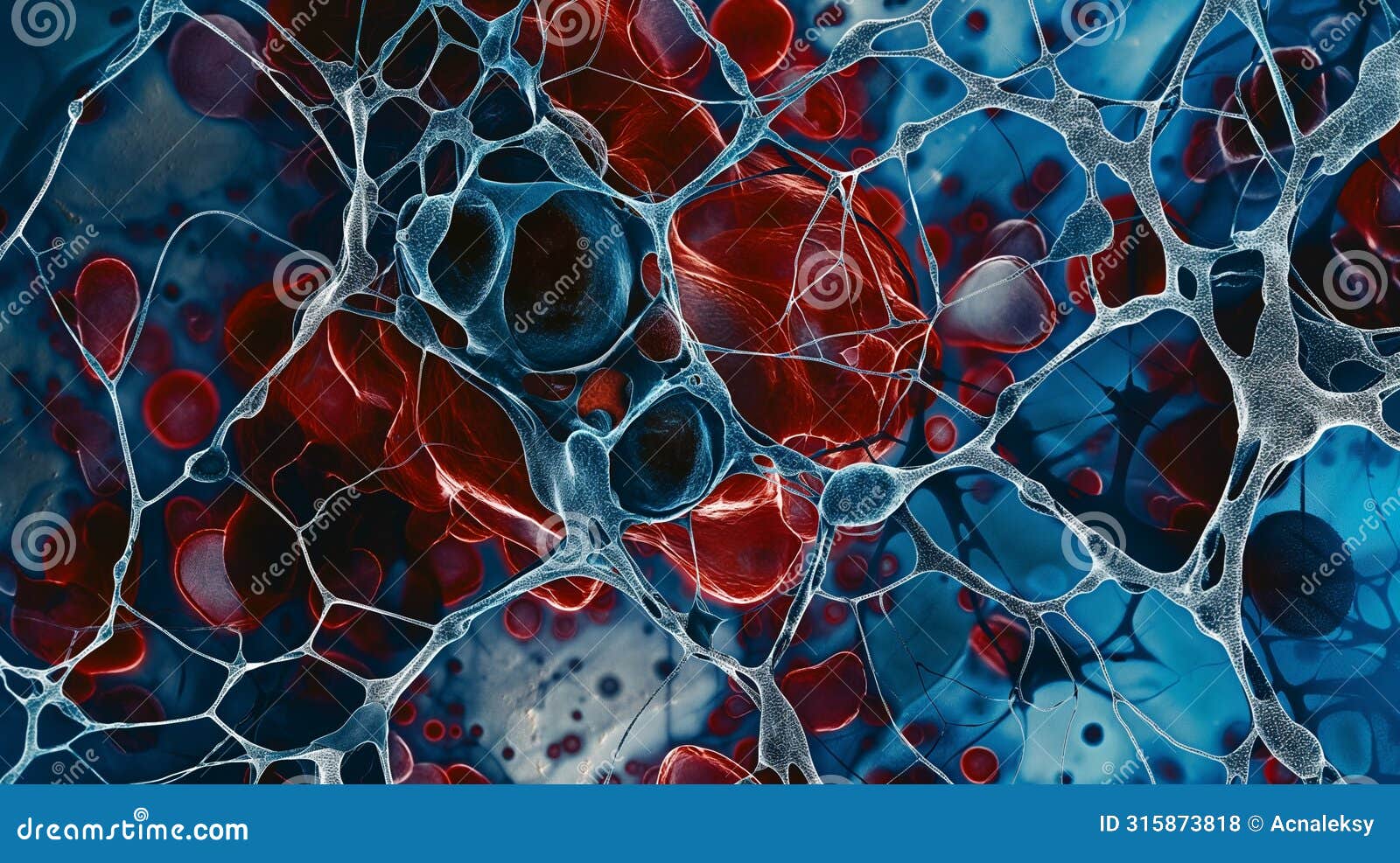 Inflamed Human Lymph Node Under A Microscope, Inflamed Tonsils, Lymph ...